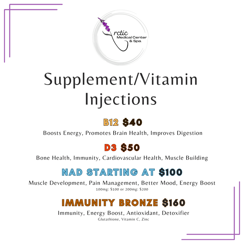 Supplement/Vitamin Injections in Anchorage, AK | Arctic Medical Center
